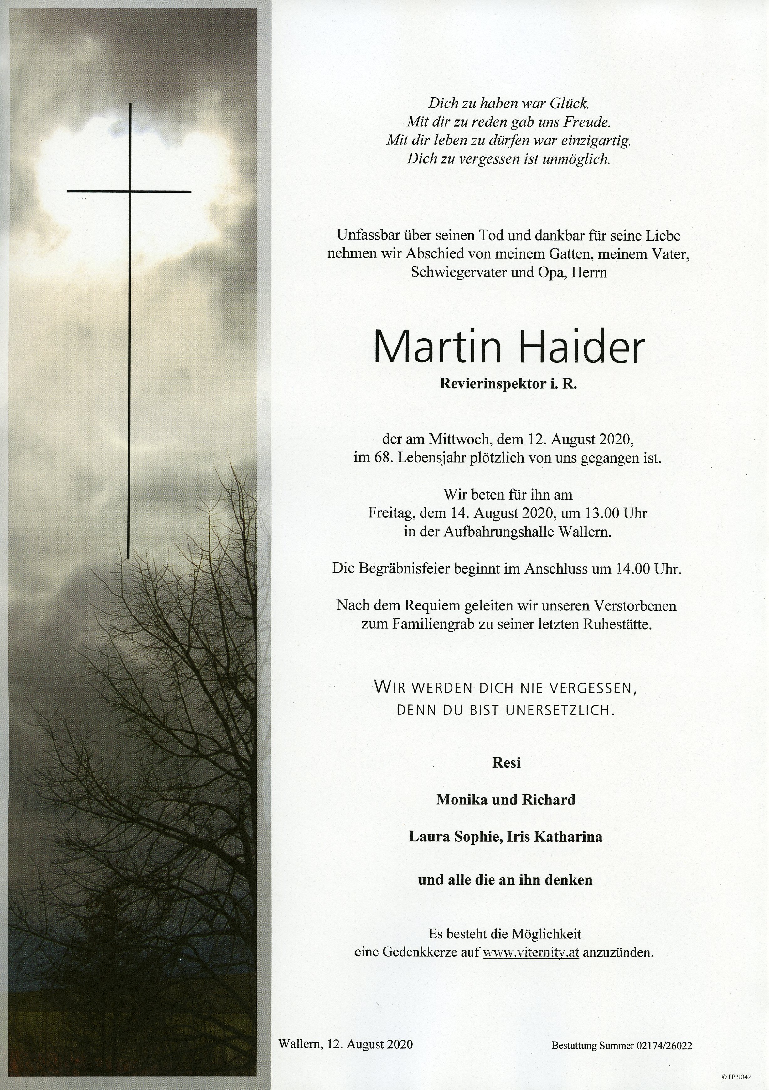 Bestattung Summer | Todesanzeigen